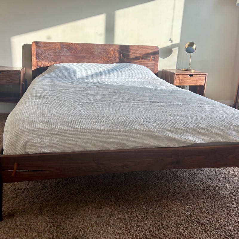 Walnut Bed - Etsy