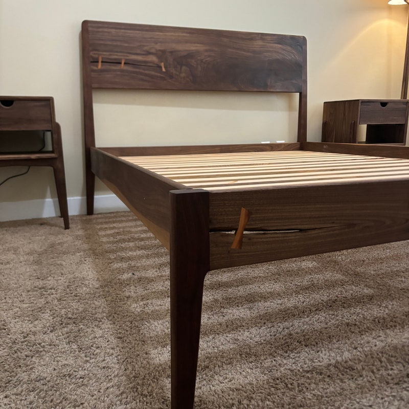 Walnut Bed - Etsy