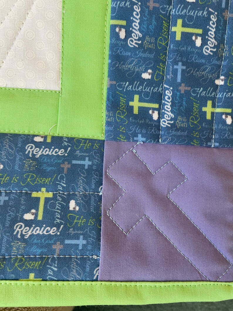 Table Runner - He is Risen Easter Table Linen, Reversible - Etsy