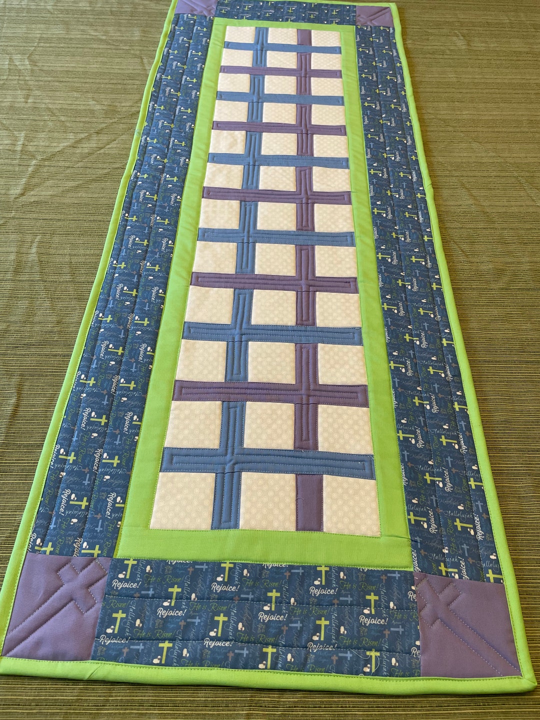He is Risen Table Runner Pattern, 2 Sizes - Etsy