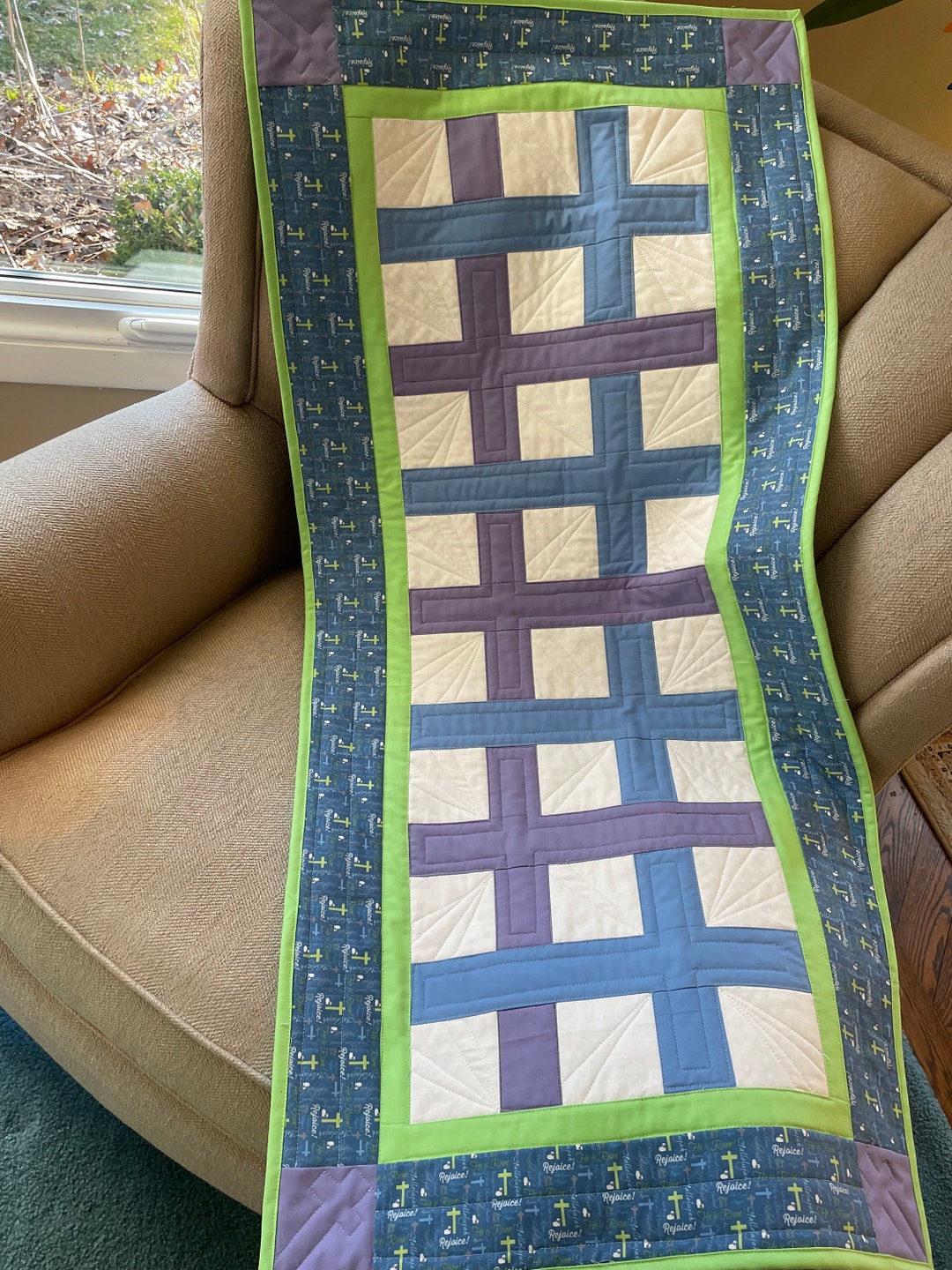 Table Runner - He is Risen Easter Table Linen, Reversible - Etsy