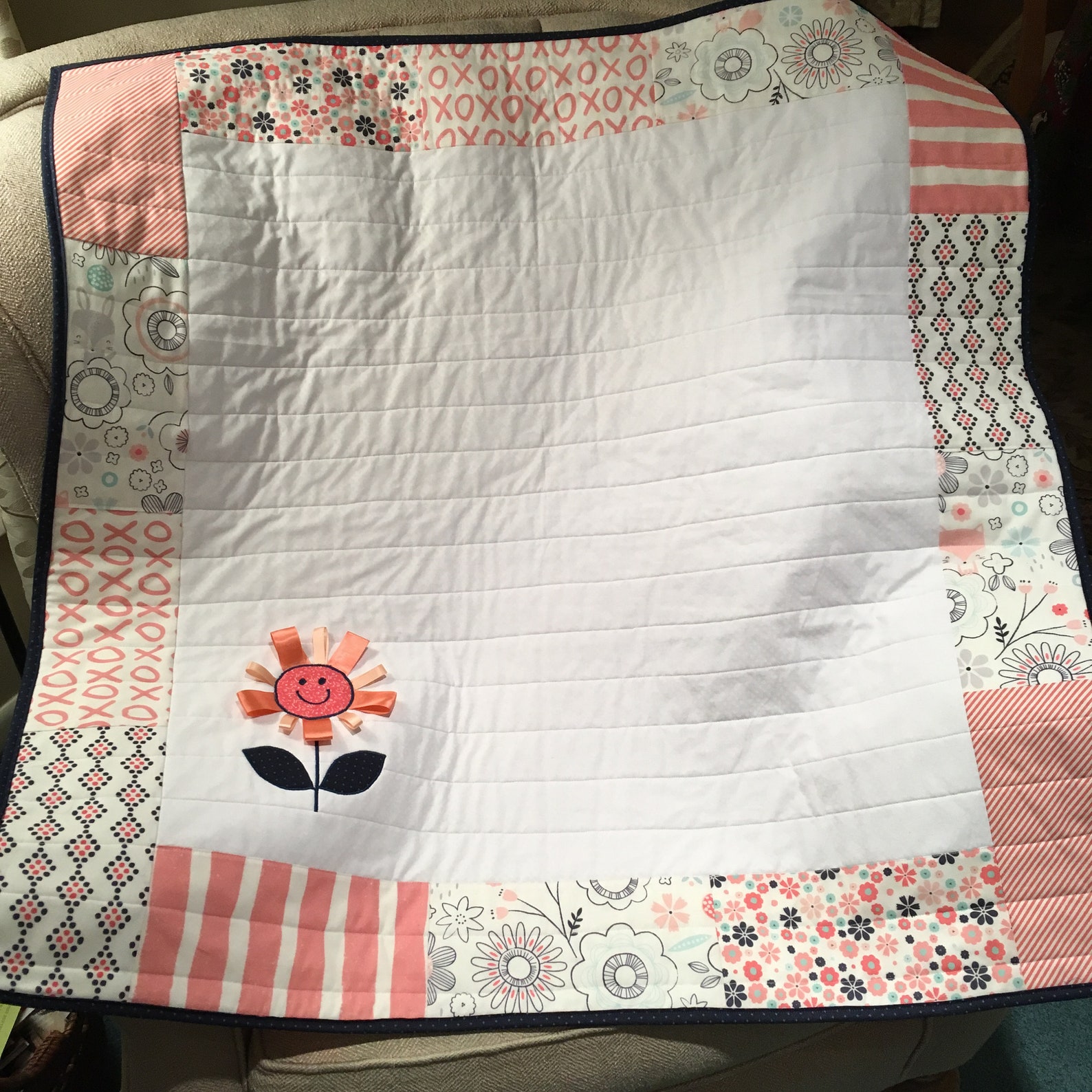 Custom Baby Quilt, Examples Shown - You Pick Pattern, Fabric and ...