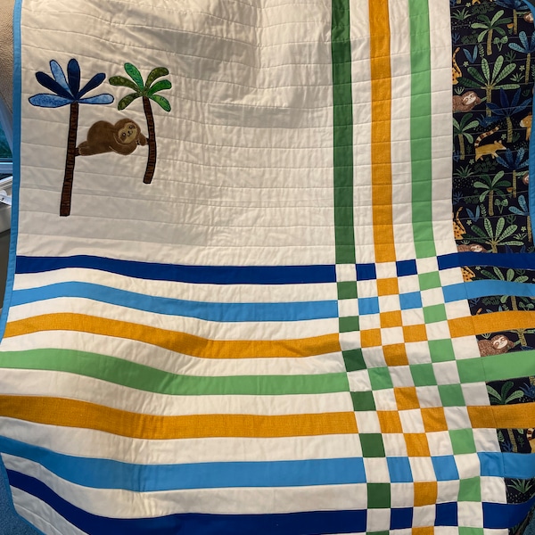 Sloth Quilt Pattern - Etsy