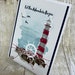 LIGHTHOUSE RETIREMENT GRADUATION Handstamped Greeting Card for Your New ...