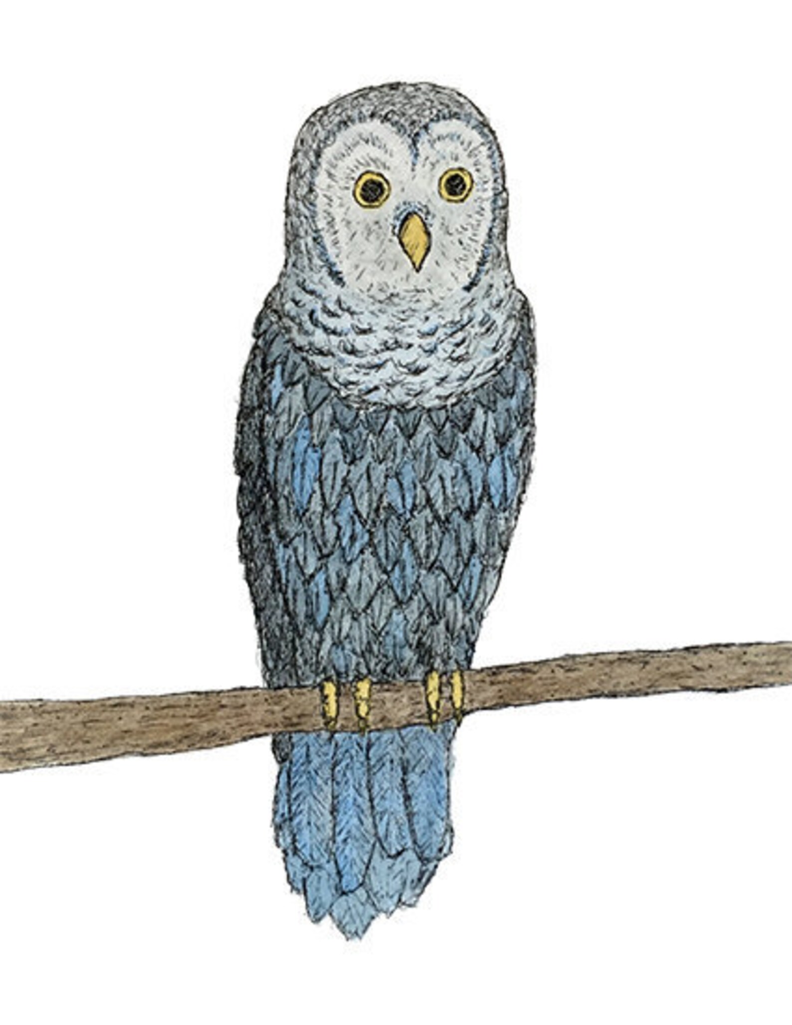 Owl Greeting Card - Etsy