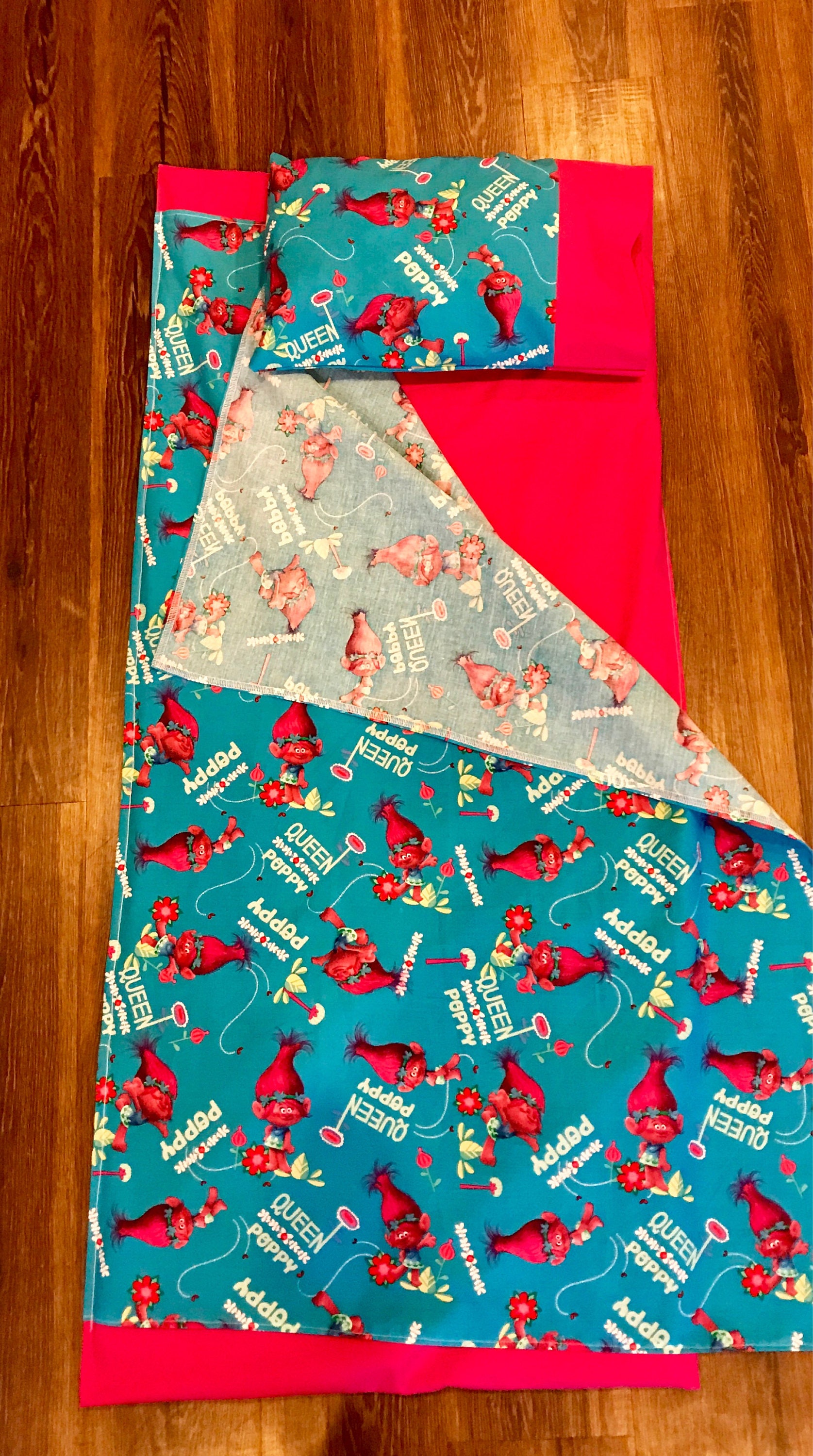 Kindermat Covers With Attached Blanket and Pillowcase. Poppy - From ...