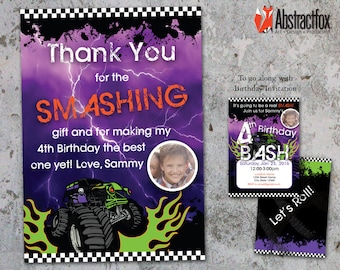 Ghostbusters Invitation Thank You Card Personalized Boy | Etsy