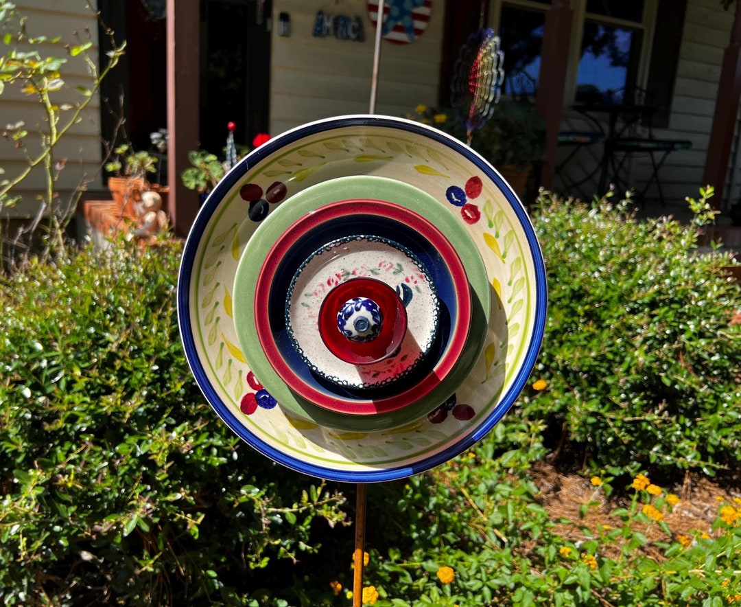 Plate Flowers for the Yard | Lawn Flowers | Plate Flowers | Art Flowers ...