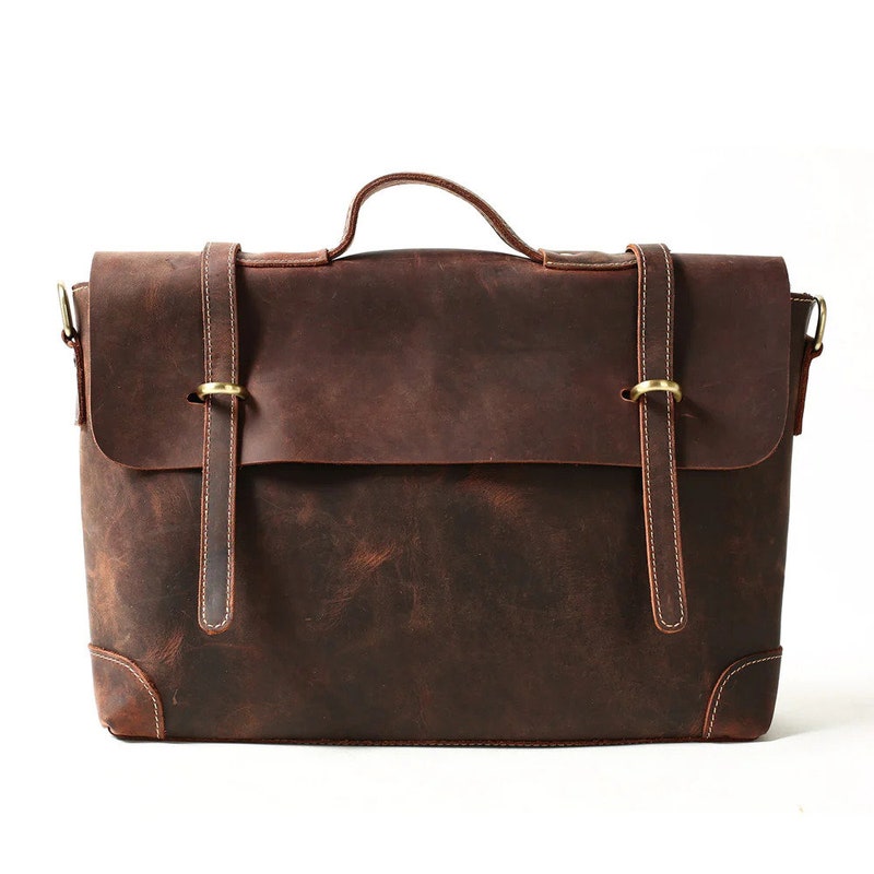 Mens Leather Satchel - Etsy