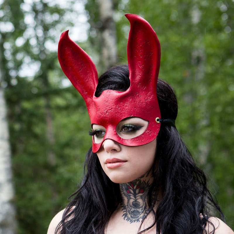 Rabbit Mask - Etsy