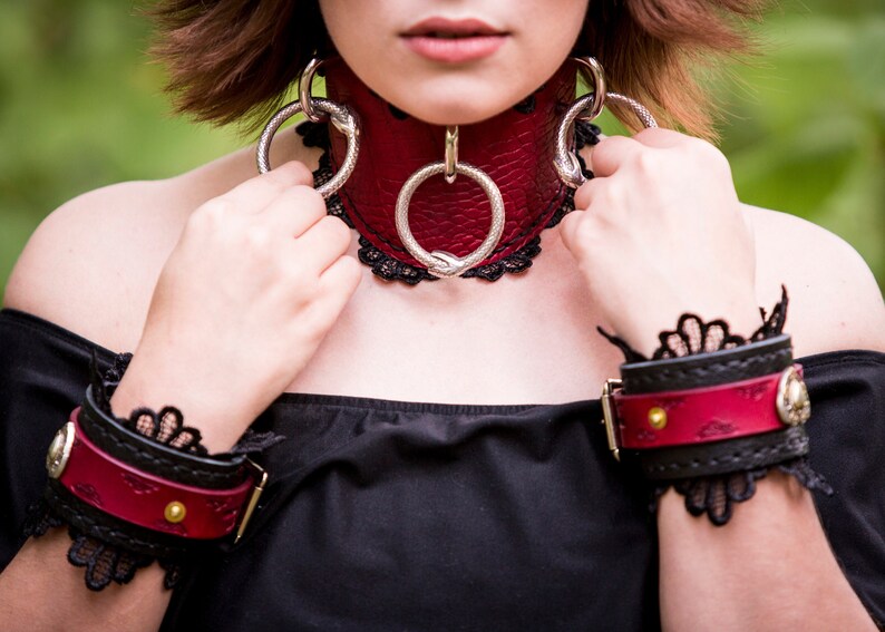 Ouroboros BDSM Posture Collar / Femdom Collar / Pet Play / - Etsy