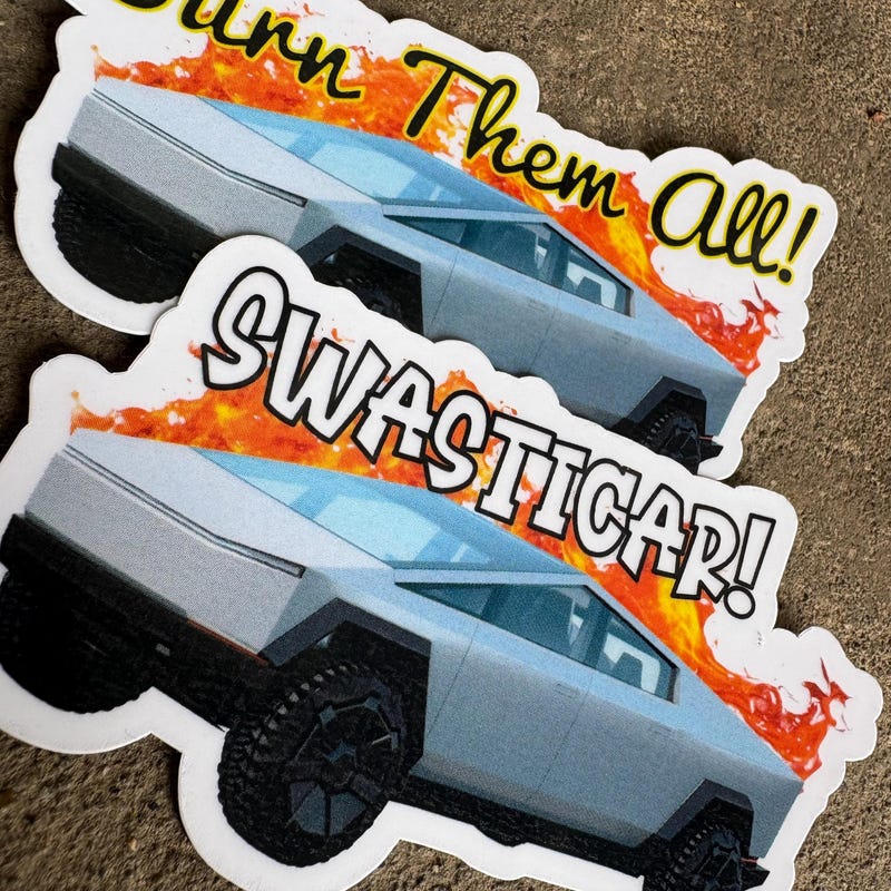 Swasticar Sticker - Etsy