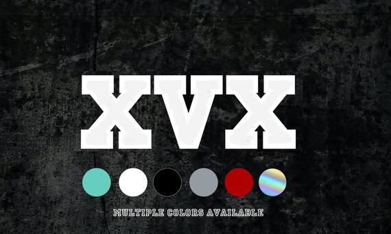 Vegan Straight Edge Vinyl Decal XVX | Etsy