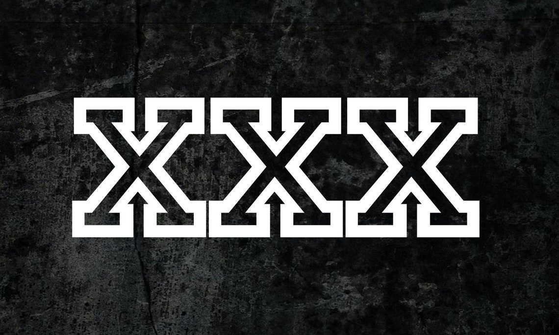 XXX Straight Edge Vinyl Decal Sticker Hardcore | Etsy