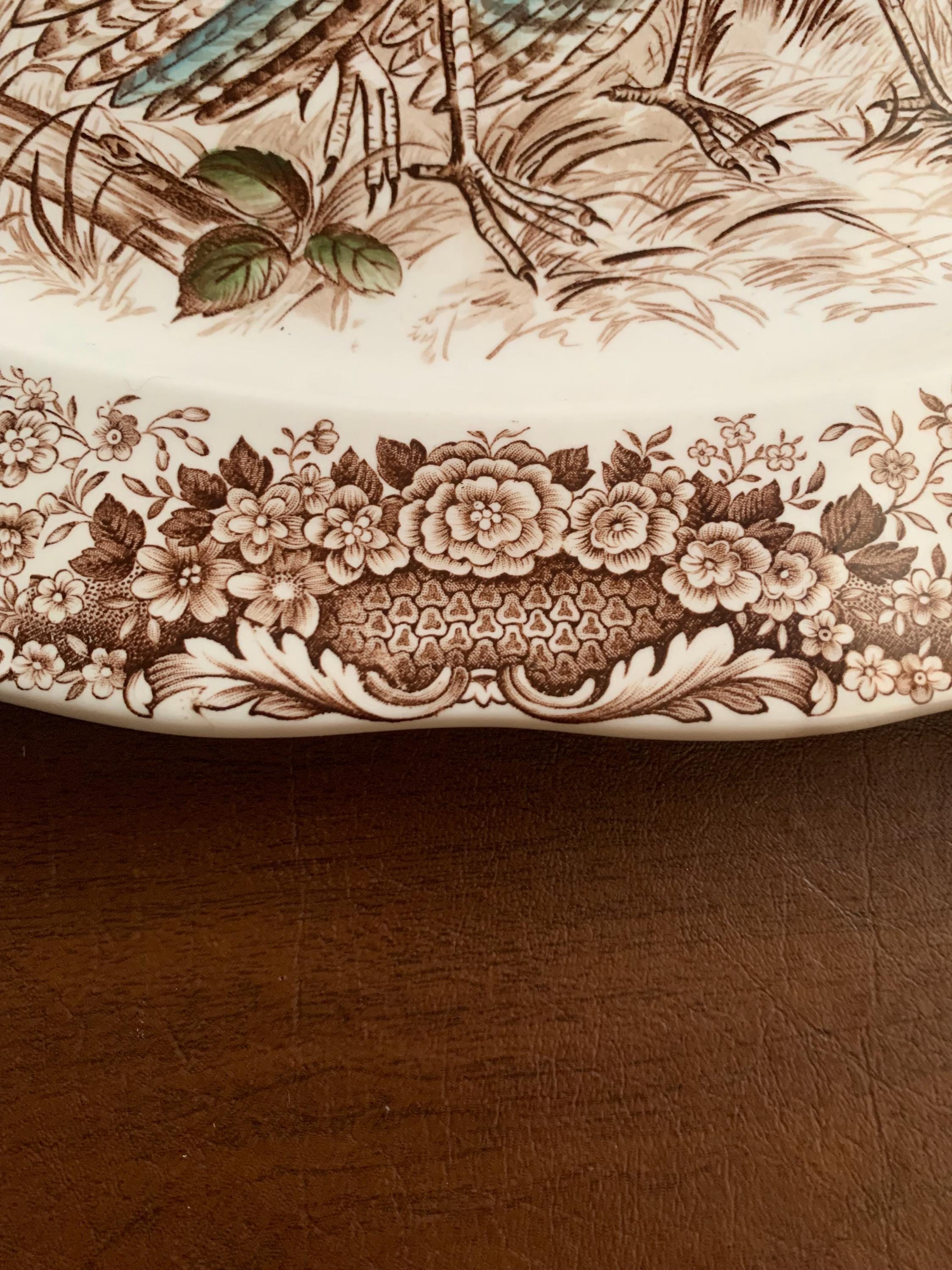 Gift This Large Holiday Turkey Platter by Windsor Ware Featuring Wild ...