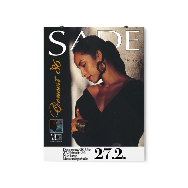 Sade Poster - Etsy