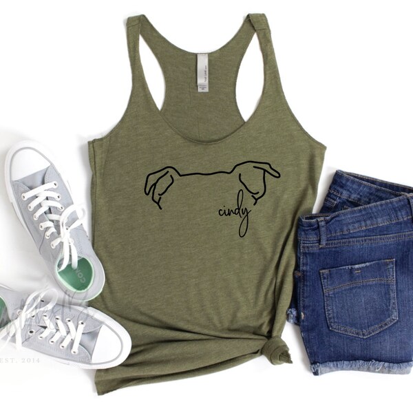 Dog Tank Top - Etsy
