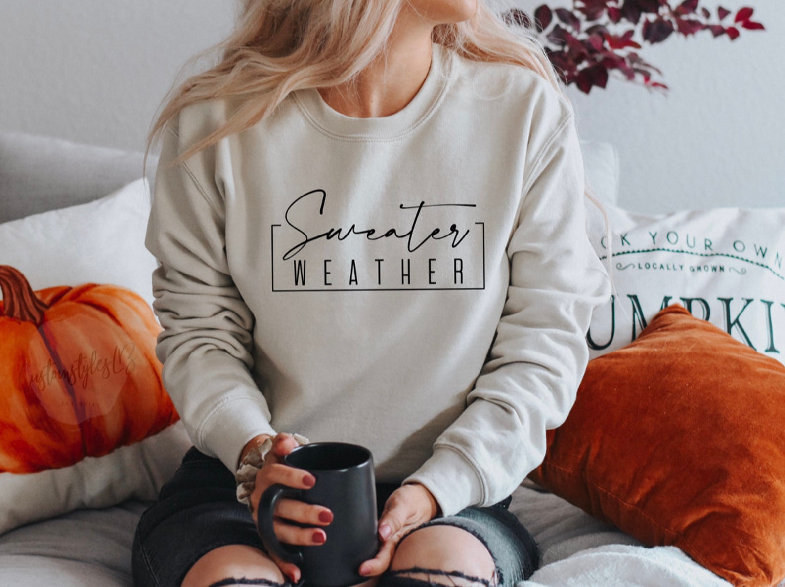 Sweater Weather UNISEX SWEATER Fall sweatshirt Fall season | Etsy