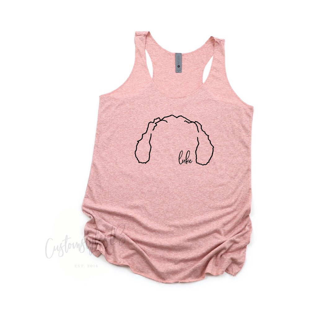 Custom Cavapoo Mom Ears Tank Top, Dog Mom Shirt, Dog Mom, Gift for Dog ...