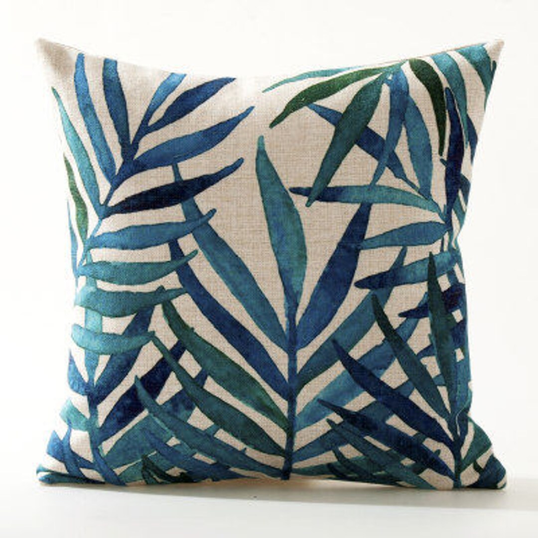 On Sale Decorative Pillow Cover/tropical Leaves Cushion Cover ...