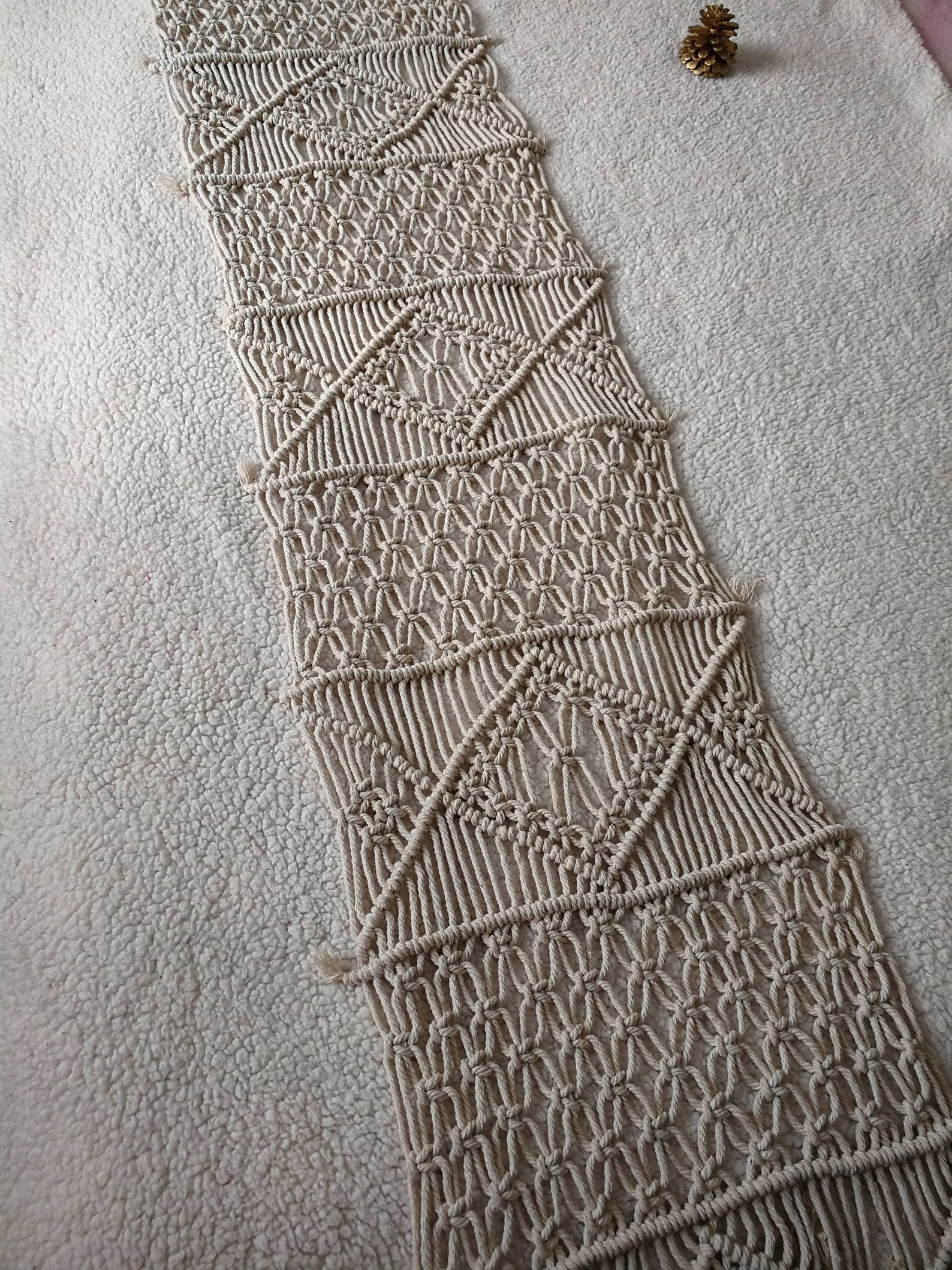 Custome Table Runner Handmade Macrame Runner Custom Size - Etsy Canada