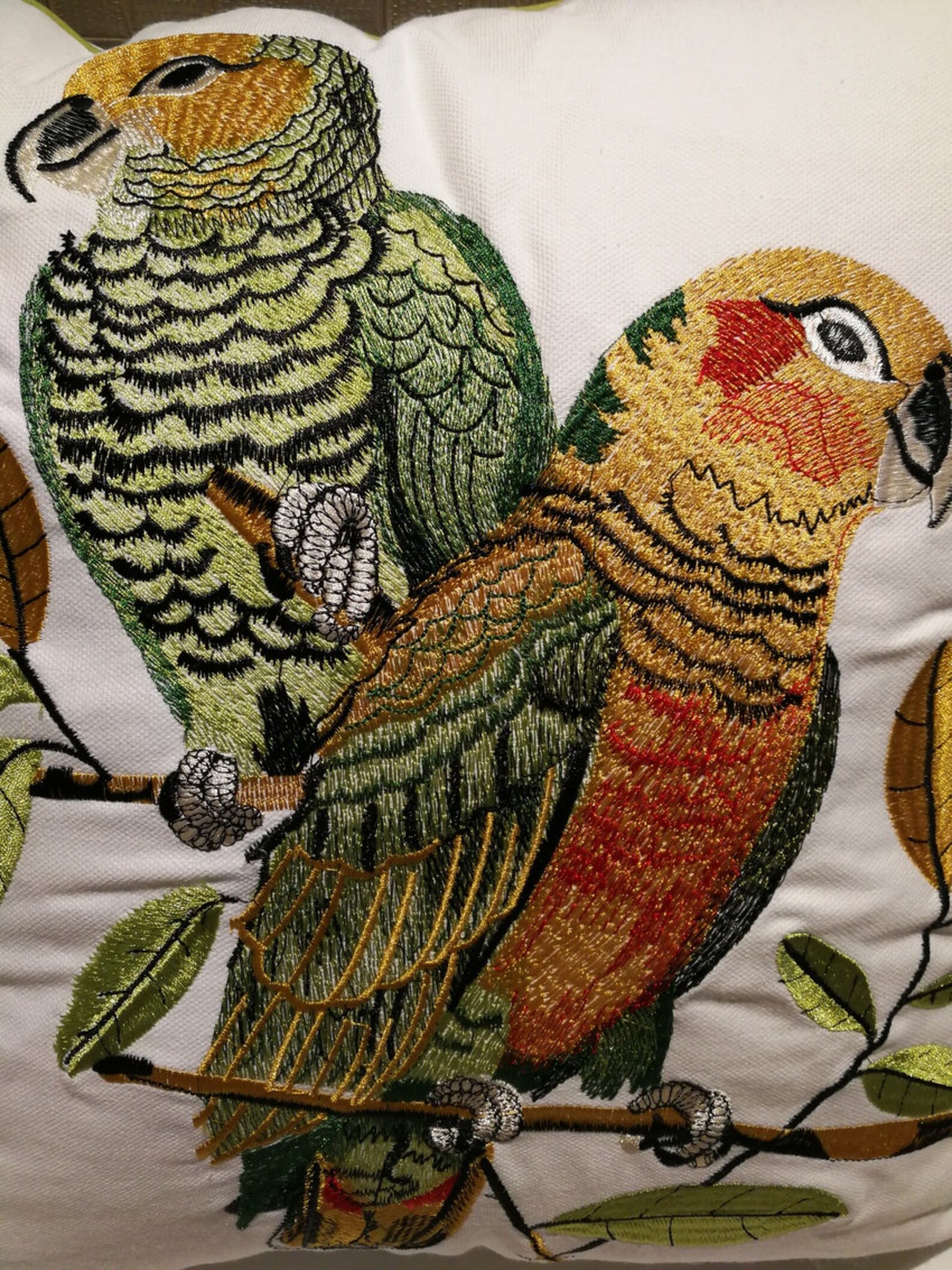 Decorative Tropical Pillow Cover/parrot Pillow Cover/ Cotton - Etsy