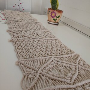 Custome Table Runner Handmade Macrame Runner Custom Size - Etsy Canada