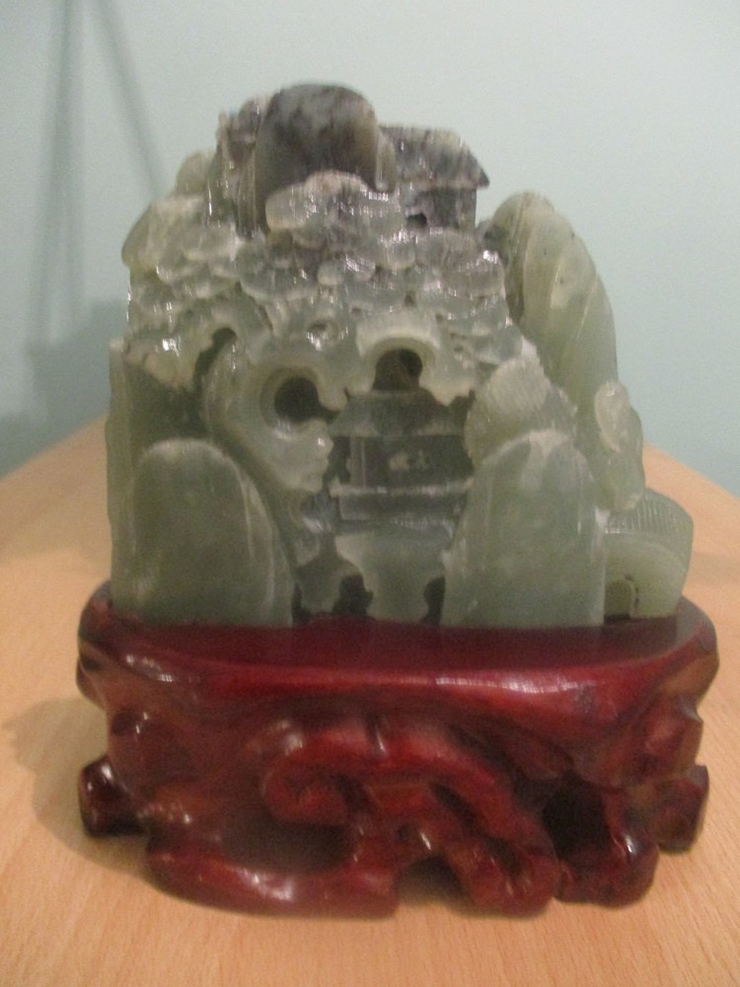 Chinese CERTIFIED Natural HETIAN Jade Carved Boulder Sculpture - Etsy ...