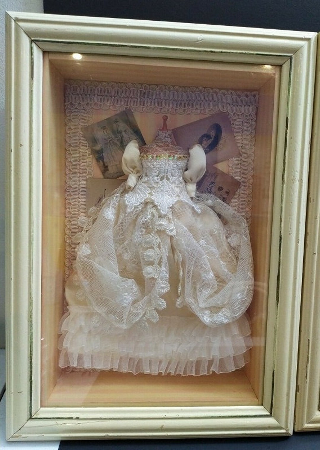 HANDMADE 3D Shadow Box Display Case / Wall Hanging Frame / Miniature ...