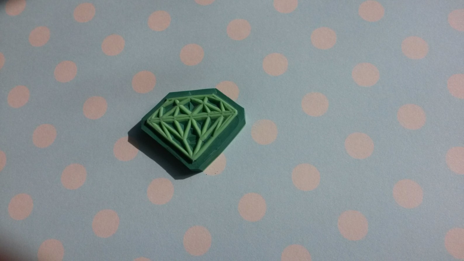 Diamond Rubber Stamp Hand-carved Rubber Stamps Diamond - Etsy
