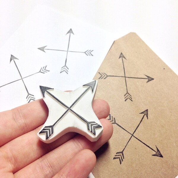 Arrow Rubber Stamp - Etsy
