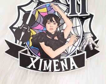 Wednesday Cake Topper - Etsy