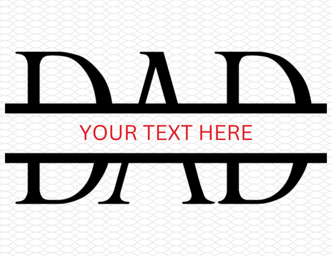 DAD Monogram Png-ready to Download-instant Download - Etsy