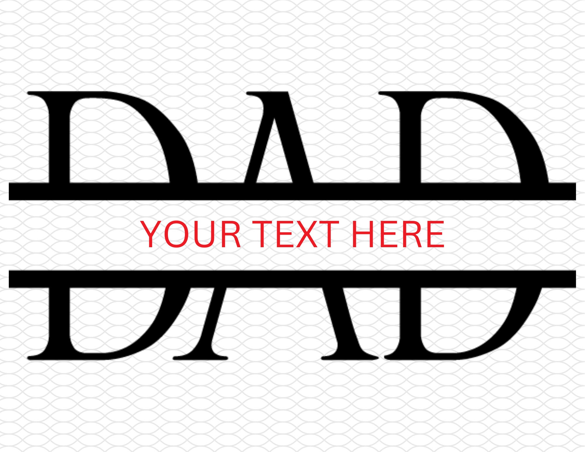 DAD Monogram Png-ready to Download-instant Download - Etsy