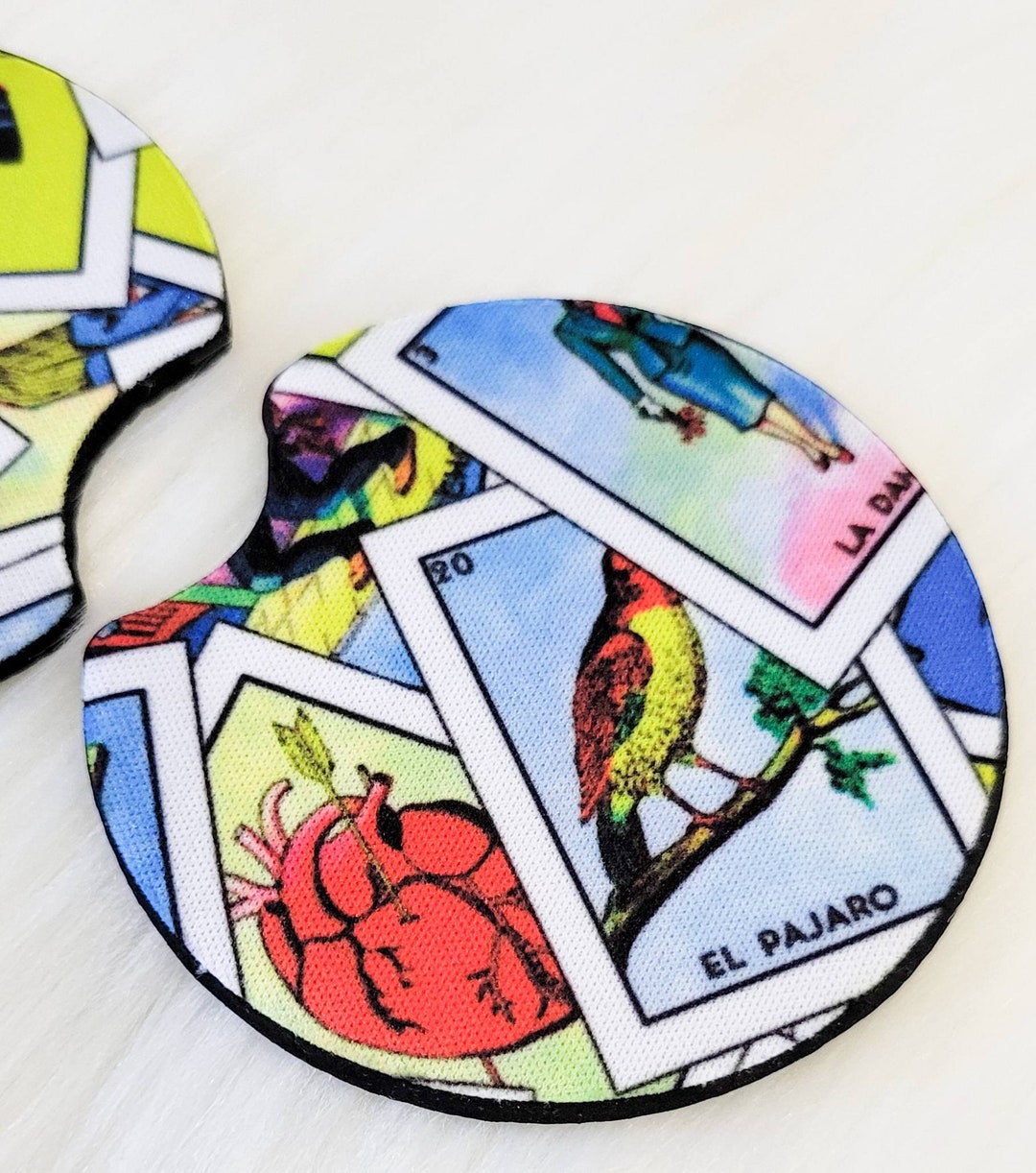 Loteria Car Coasters - Etsy