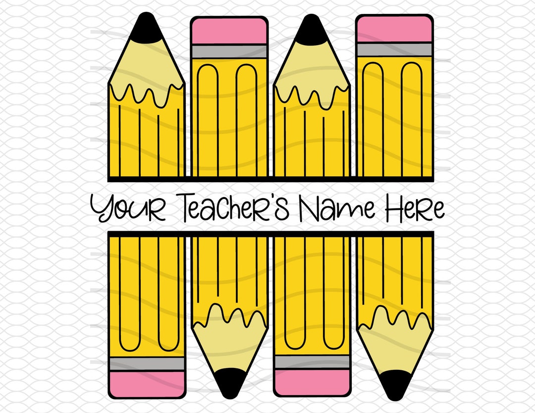 Teacher Pencil Png-ready to Download-instant Download - Etsy