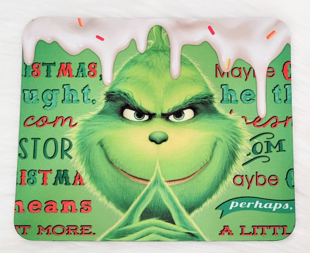 Grinch Mouse Pad - Etsy