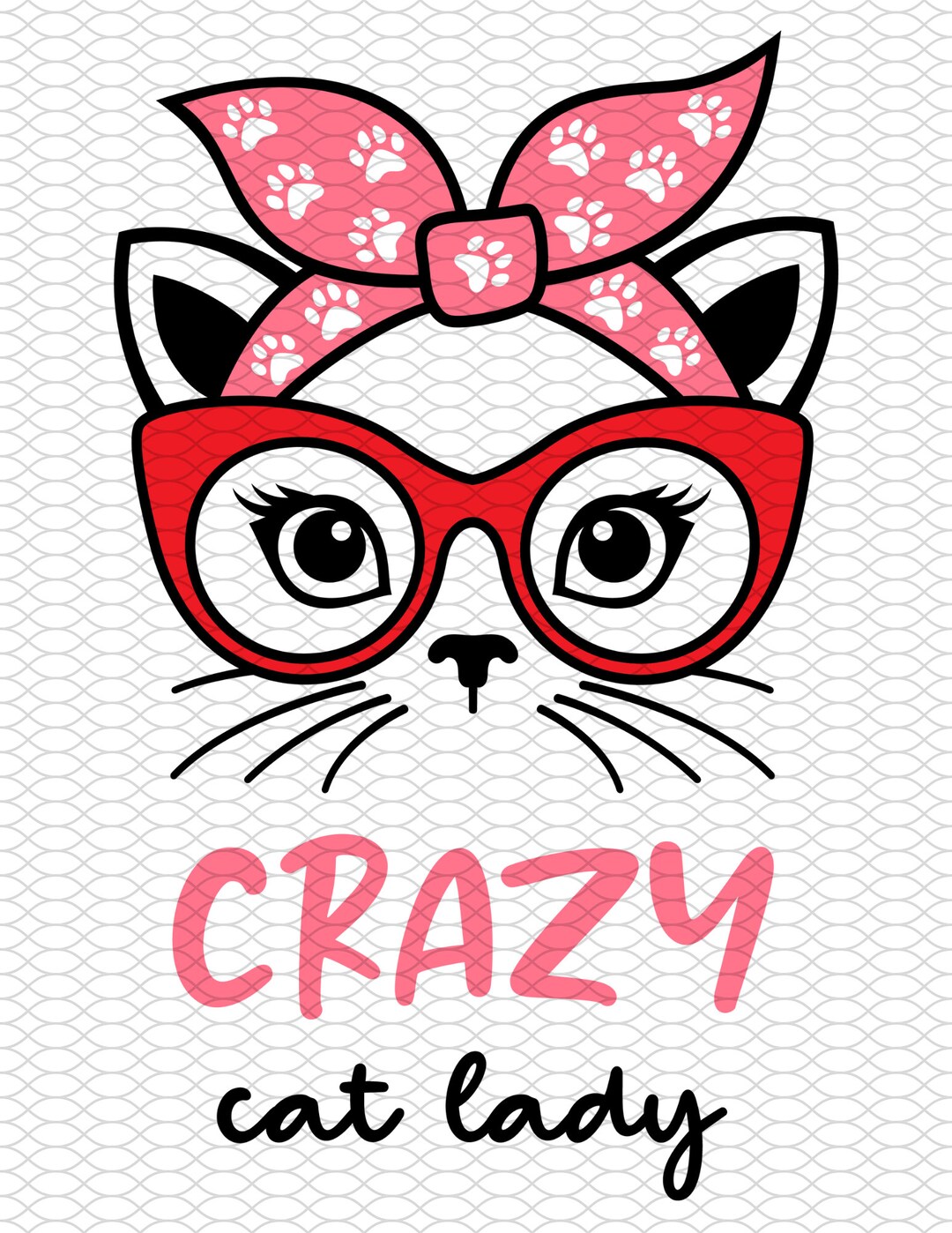Crazy Cat Lady-png-svg - Etsy