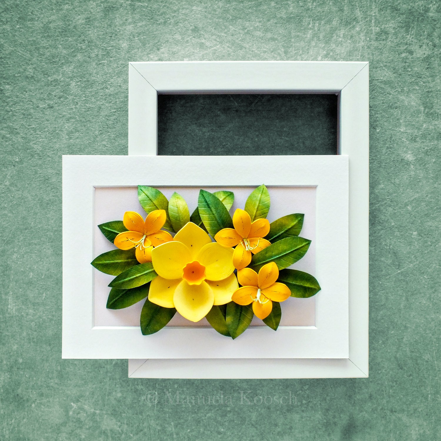 Gemini Birth Flower Gift: Yellow Daffodil, Azalea Wall Art - Flowers ...