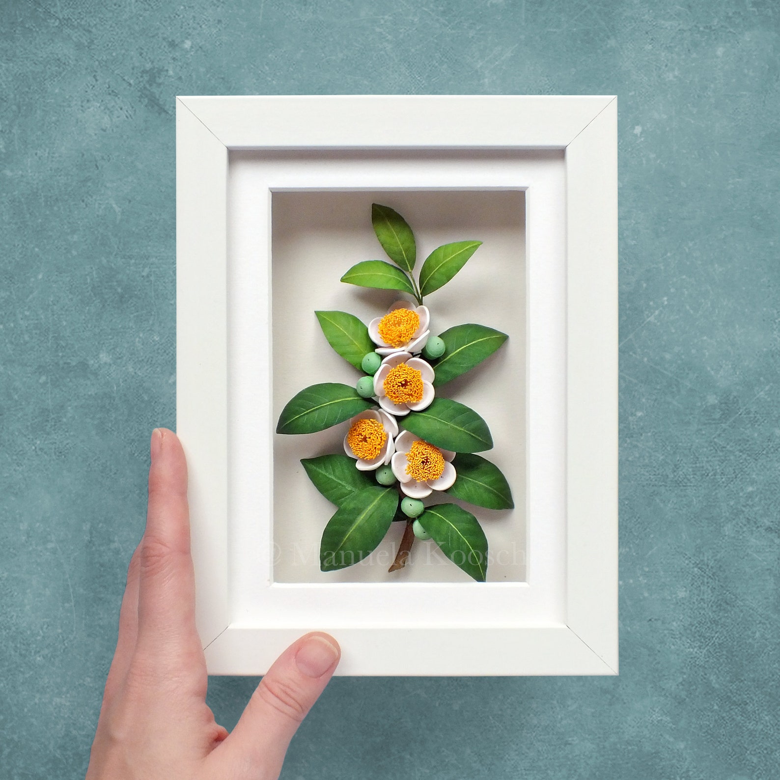 Coffee and Tea: Set of 2 Framed Wall Decor - 3D Paper Quilling ...