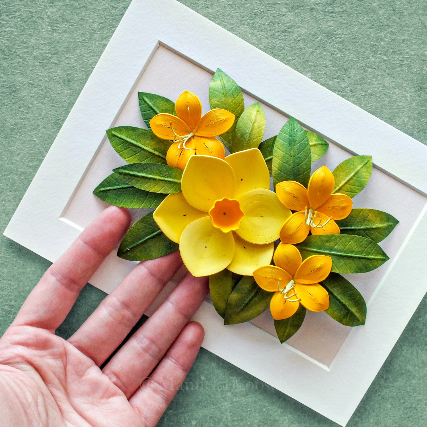 Gemini Birth Flower Gift: Yellow Daffodil, Azalea Wall Art - Flowers ...