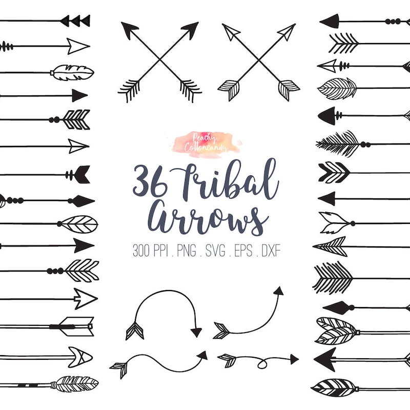 Arrow Clip Art - Etsy