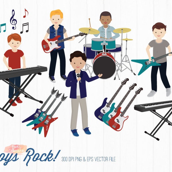 Rock Star Clipart - Etsy