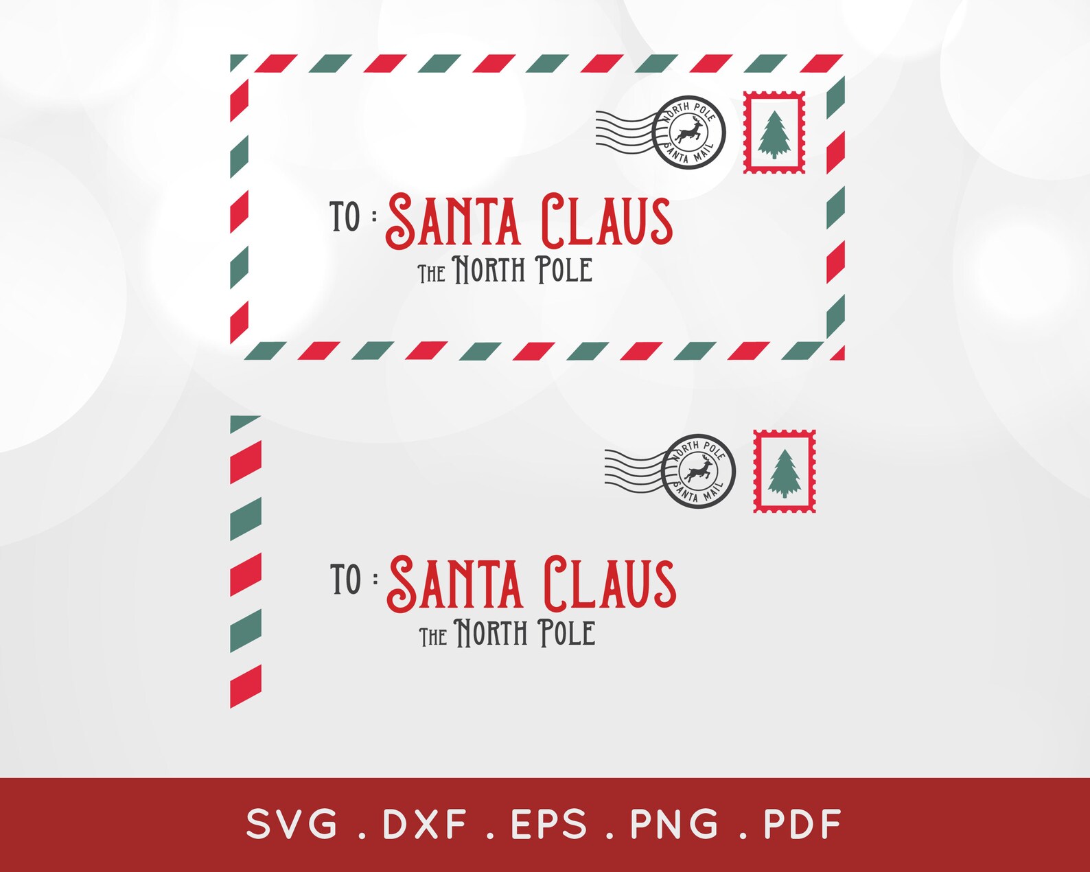 BUY 4 GET 50% OFF Letter to Santa Svg Eps Png Pdf Dxf Santa | Etsy