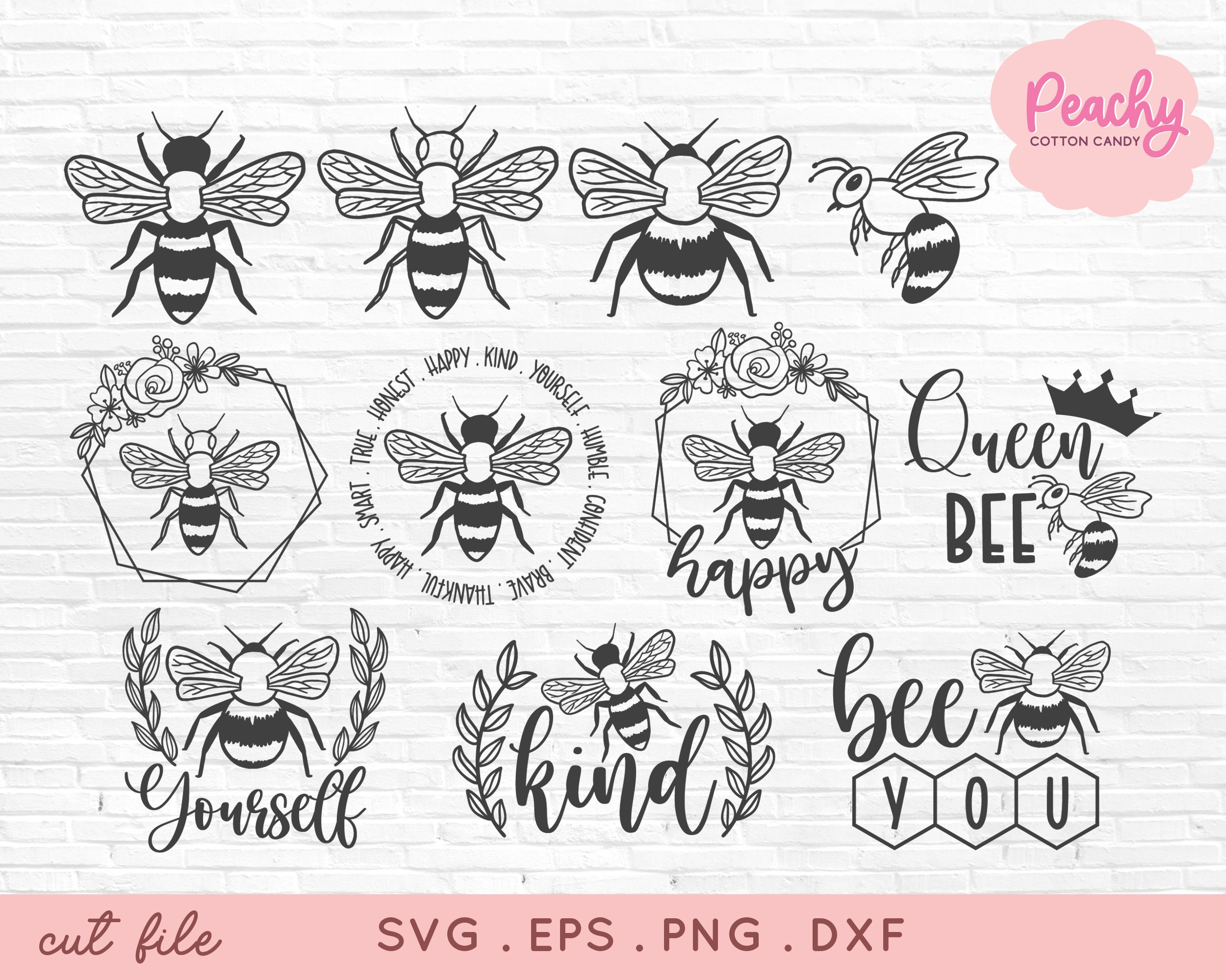 Visual Arts Craft Supplies & Tools Bee Happy Bee Kind Let it Bee Bundle ...