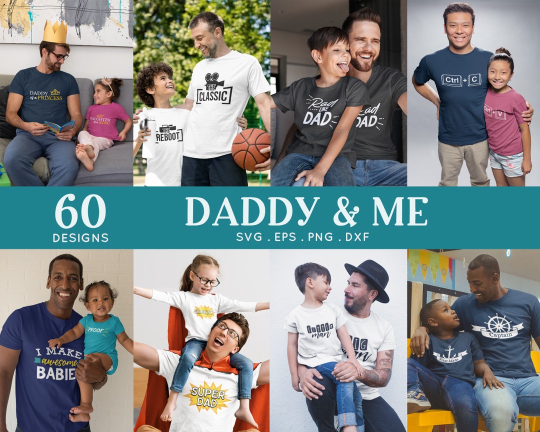 Daddy and Me SVG Bundle: Matching Outfits Designs (digital Download) - Etsy