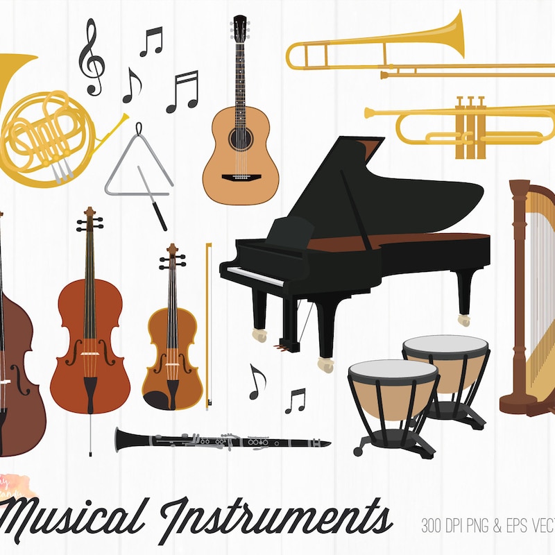 Music Clip Art - Etsy