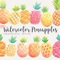 Pineapple Png, Instant Download, Clipart, Beach Clipart, Pineapple ...