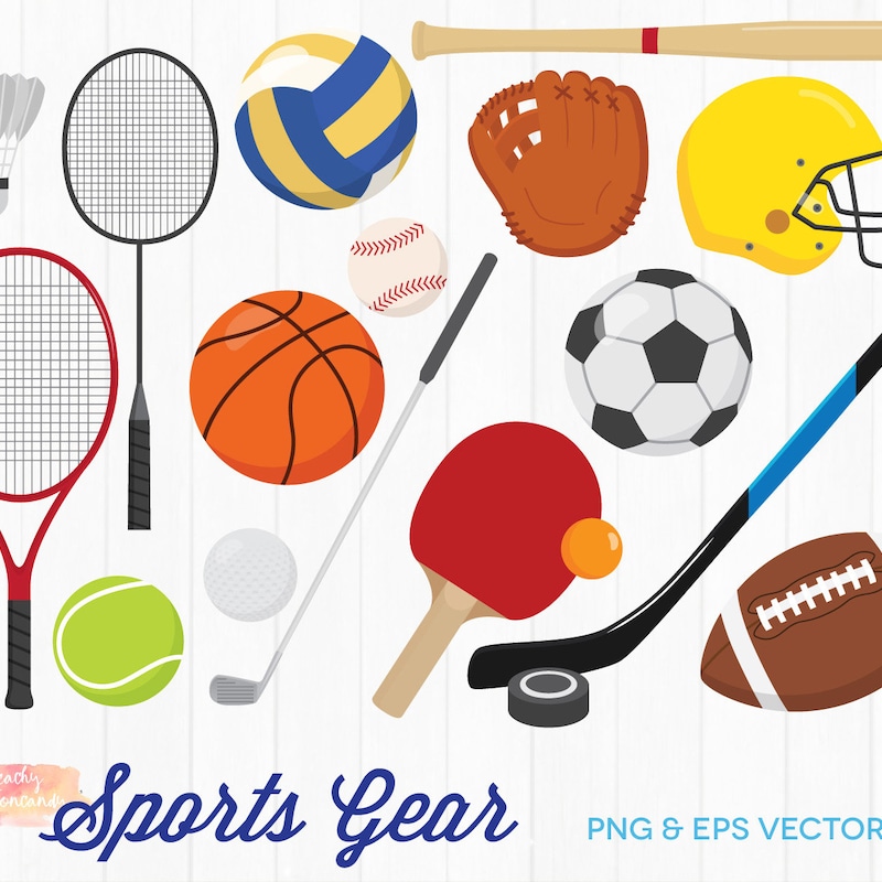 Sports Clip Art - Etsy