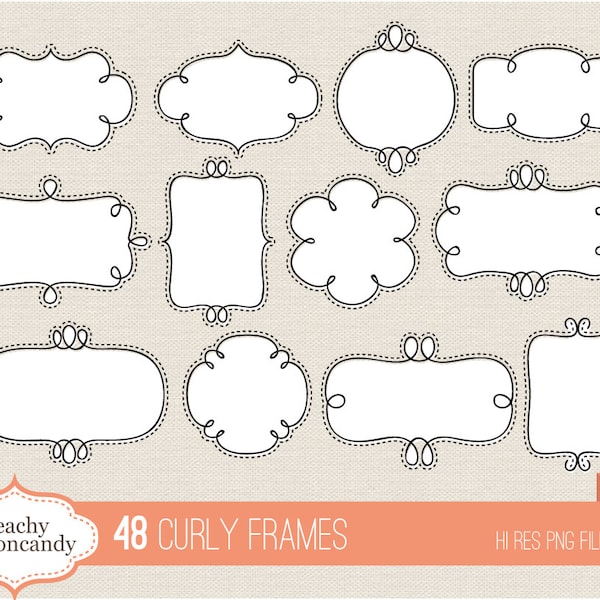 Digital Frames - Etsy